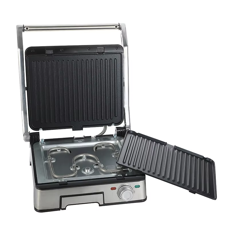 OEM Non-stick Sandwich Maker Panini Press Grill Machine 4 Slice ...